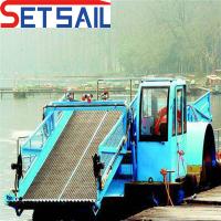 China Set Sail Floating Garbage Collecting Skimmer with Paddle Wheel Drive in US Currency for sale
