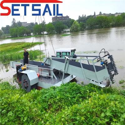 China Harvester-2 Cutting Width 3m-6m for Reservoir Hyacinth and Reed Waste Collection on Water for sale