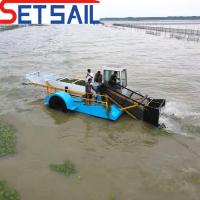 China River Reed and Weed Harvesting Water Lettuce Harvester Boat with 3m-6m Cutting Width for sale