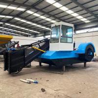 China Semi-Automatic Hydraulic Aquatic Plant Weed Harvester for River Reed/Hyacinth/Garbage for sale