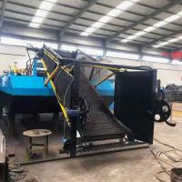 China Semi-Automatic Hydraulic Aquatic Plant Weed Harvester for River Reed/Hyacinth/Garbage for sale