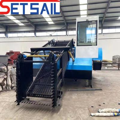 China Versatile Electric/Diesel Water Weed Harvester for Lake Hyacinth and Floating Garbage for sale