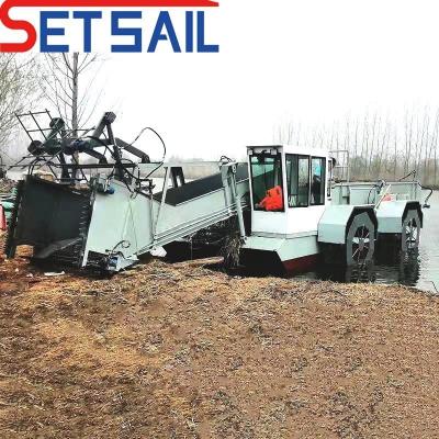 China Set Sail Aquatic Weed Harvester/Trash Skimmer The Perfect Boat for Garbage Collection for sale