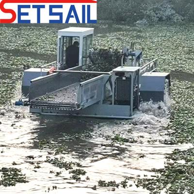 China Professional Weed Harvester Boat with Hull Width 3m-7m and Lifelong After-sales Service for sale