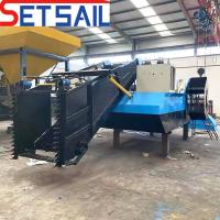 China 12kn/H Floating Weeds Water Hyacinth Harvester for Lake Usage Cutting Width 3m-6m for sale