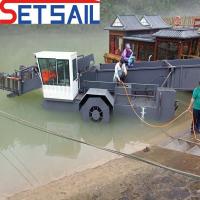 China Type of Drive Paddle Wheel or Propeller River Weed Harvester for 2022 River Cleaning for sale