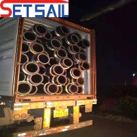 China High Safety Factor Round HDPE Pipe for Trailing Hopper Suction Dredger in River Sand for sale