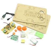 China DIY Wooden Drone Kit with 2.4G Remote Control, 80m Flight Range and 6min Flight Time for STEM Education for sale
