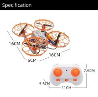 China ED01 DIY Education Drone with 360° Flip Function, 60m Range & 8min Flight Time - Building Block Assembly for sale