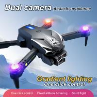 China Triple Camera Drone With Obstacle Avoidance Quadcopter Uav Lu600 Flight Time About 4-5min Plastic Construction for sale