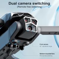 China Triple Camera Drone With Obstacle Avoidance Quadcopter Uav Lu600 Flight Time About 4-5min Plastic Construction for sale