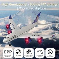 China 2.4G RTF Simulation 747 Airbus A380 Remote Control Airplane Toy RC Plane 52cm Wingspan for sale