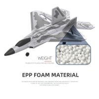 China F22 Fixed Wing RC Airplane with 4K UHD Video Capture - 200m Control Range, 15min Flight Time, Durable EPP Foam Construction for sale