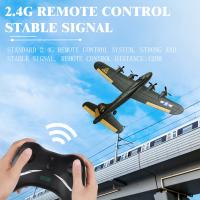 China 4 Channels Fx817 Remote Control Foam Aircraft Fixed Wing Model Glider B17 Bomber Toy Aircraft Package Includes USB Cable for sale