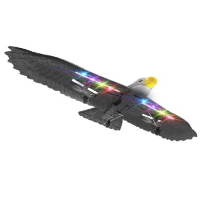 China 405mm Wingspan 2.5ch RC Foam Plane Glider for Beginners 2.4G Remote Control with Light USB Charging for sale