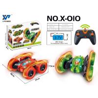 China X-010 RC Mini Stunt Car 2.4GHz Remote Control with 50m Range and 18min Play Time for Kids for sale