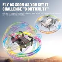 China LED Stunt RC Drone Quadrocopter with Colorful Lights 100m Remote Control for Kids for sale
