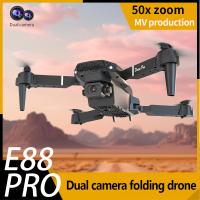 China Professional Portable Drone E88 Pro Dual Camera 4K 8K WiFi FPV Quadcopter 3.7V 1800mAh Lithium Battery for sale