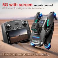 China Plastic S159 5G WiFi FPV GPS Quadcopter Drone 4K HD Dual Cameras 25 Minute Flight Obstacle Avoidance RC Drone for sale