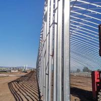 China Solar Greenhouse Plastic Greenhouse For Grow Vegetables Galvanized Steel for sale