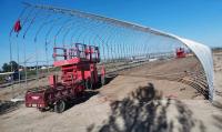China Solar Greenhouse Plastic Greenhouse For Grow Vegetables Galvanized Steel for sale
