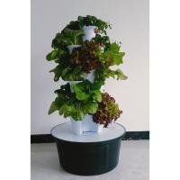China Plastic Modern Outdoor Tower Plant Pots Plastic Flower Pots Stackable for sale