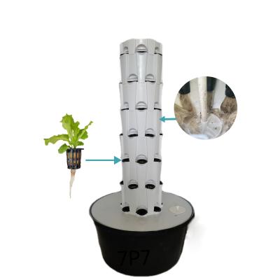 China Balcony vegetable soilless cultivation equipment, hydroponic system, greenhouse greenhouse  New agricultural  planting tower for sale