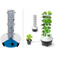 China Wholesale Factory Price Hydroponic Growing System Tower with LED Grow Light Garden Aeroponics System for sale