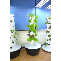 China Wholesale Factory Price Hydroponic Growing System Tower with LED Grow Light Garden Aeroponics System for sale