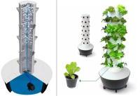 China Hydroponics System vegetable Vertical Grow Tower Strawberry Vertical Gardening Tower Pots for sale