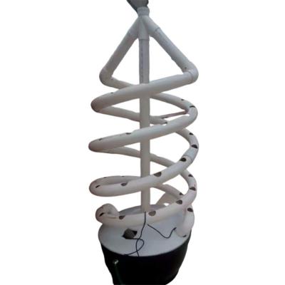 China Soilless Culture Biological Control Double Helix Hydroponic Tube For Indoor for sale