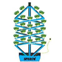 China Soilless Culture Biological Control Double Helix Hydroponic Tube For Indoor for sale