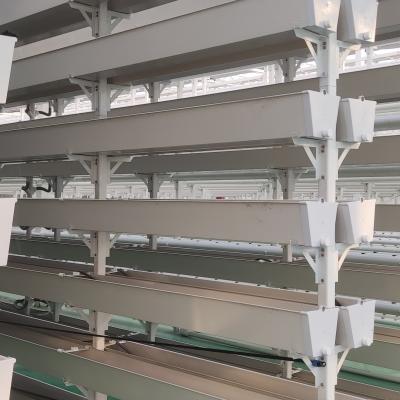 China Strawberry Vertical Farming System For Fruits White Food Grade Planting Pvc for sale