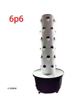 China Farm Hydroponic System Aeroponic Tower For Strawberry And Leaf Vegetables Rotating for sale