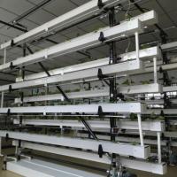 China commercial NFT hydroponic growing system greenhouse NFT hydroponic channel for sale