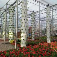 China Indoor Hydroponic tower Systems Home Vertical Garden Tower with Led Light Vertical Tower for sale