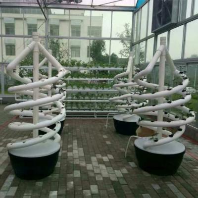 China Spiral Hydroponics Farm Vertical Hydroponics System for sale