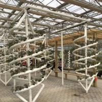 China Spiral NFT Hydroponic Garden Tower Hydroponic Garden Tower 200000 KG for sale