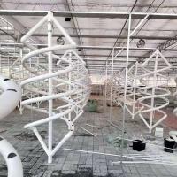 China Spiral NFT Hydroponic Garden Tower Hydroponic Garden Tower 200000 KG for sale