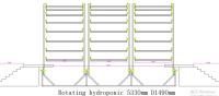 China Rolling Hydroponic And Rotating Hydroponic Equipment For Vegetables Growing for sale