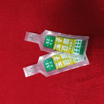 China 50g 100g Single Serve Transparent PE Egg Tofu Packaging Tube Pouch for sale