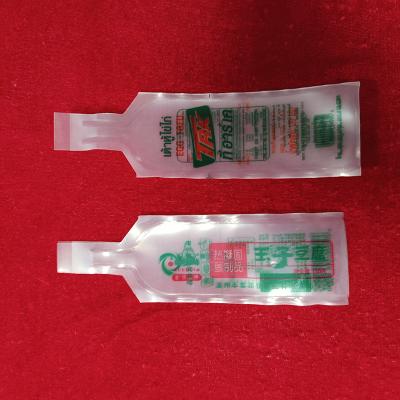 China Heavy Duty Puncture Resistant Japanese Tofu Package Tube Bag 265g 320g Retort Clear PE Pouch for sale