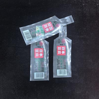 China Twin Seal Japanese Tofu Packaging 325g 395g Transparent Retort PE Soon Tofu Tube for sale