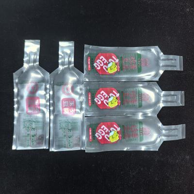 China Egg Silken Tofu Tube Dual Use Pouch 85g-145g Transparent PE Premade Tube for sale
