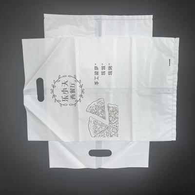 China Daily Grocery Bio Degradable Carrier Bags 27x42cm PLA PBAT Gusset Shopping Bag for sale