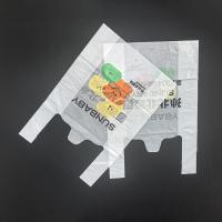 China Eco Family Heavy Gusset Biodegradable Shopping Bag 35x55cm PLA PBAT degradable carrier bags for sale