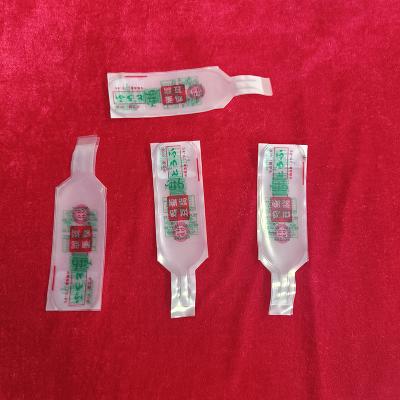 China Easy Peel Transparent PE Eqg Tofu Tube 220g 270g Custom Printed Bag for sale