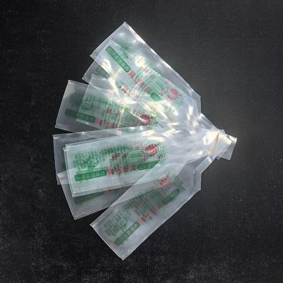 China Clear Transparent PE Egg Tofu Packaging Bag 85g 130g Custom Printed Display Pouch for sale