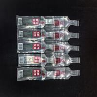 China Airline Catering Soft Tofu Tube Pouch 60g 110g Transparent PE Custom Double Heat Seal for sale