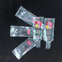 China 100g 160g Vending Machine Ready Soft Tofu Tube Bag Clear PE Printed Pouch for sale